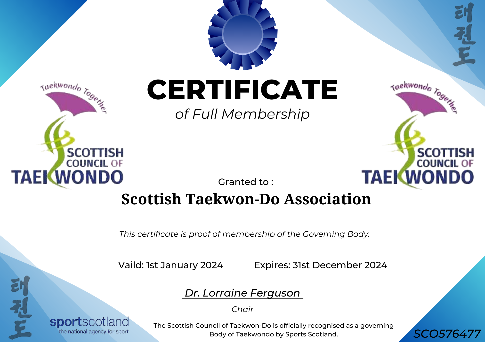 SCoT Members – Scottish Council of Taekwon-Do